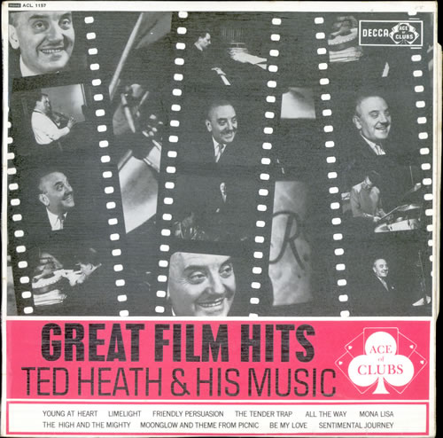 Ted Heath Great Film Hits UK vinyl LP album (LP record) (513733)