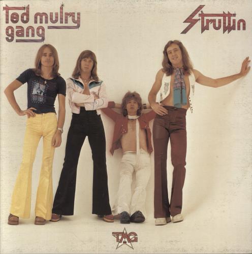 Ted Mulry Gang Struttin Australian vinyl LP album (LP record) (860314)