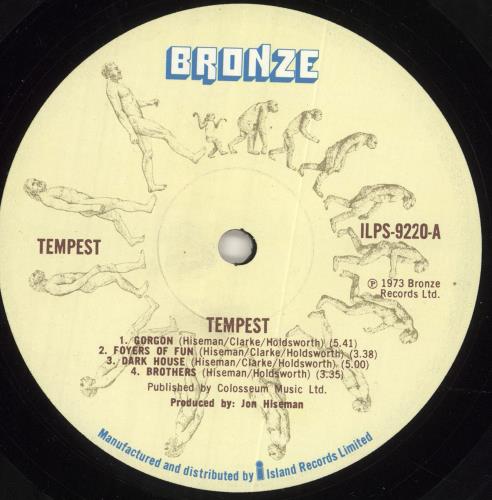 Tempest Tempest - EX UK vinyl LP album (LP record) (642779)
