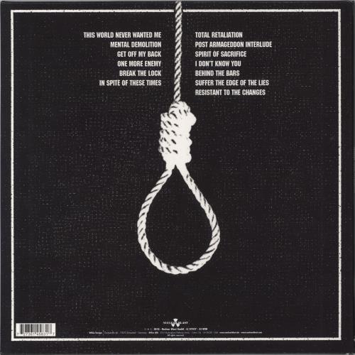 Terror Total Retaliation UK vinyl LP album (LP record) (795687)