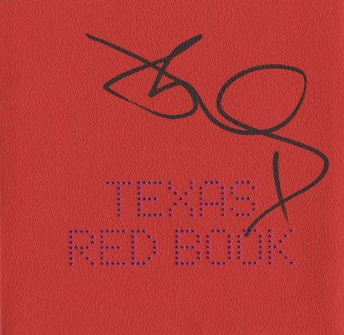 Texas Red Book - Autographed Promo UK Promo CD album (CDLP) (455642)