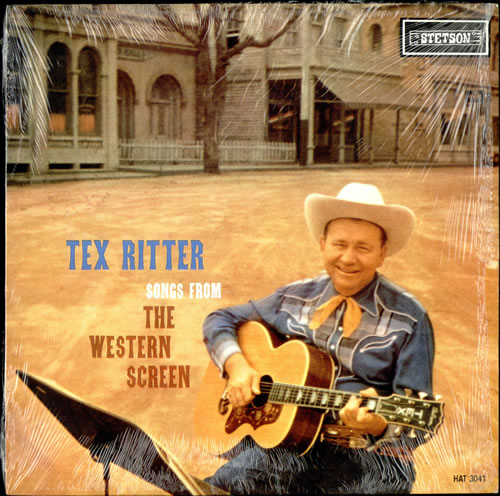 Tex Ritter Songs From The Western Screen UK vinyl LP album (LP record ...