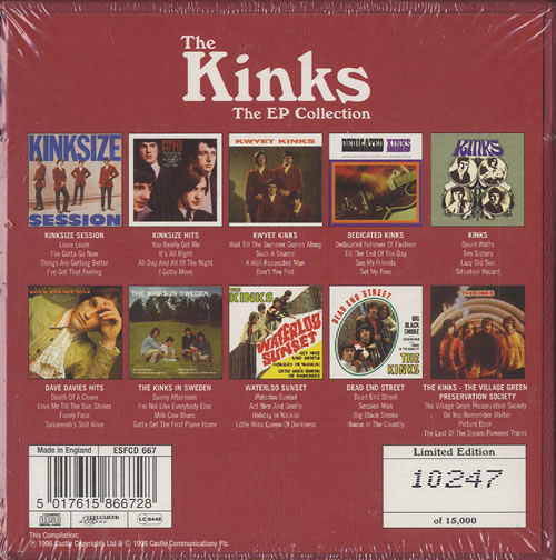 The Kinks The EP Collection - Sealed UK CD Single Box Set (137530)