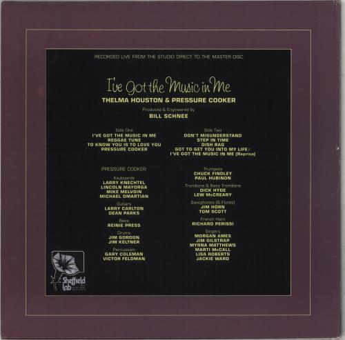 Thelma Houston I've Got The Music In Me US vinyl LP album (LP record ...