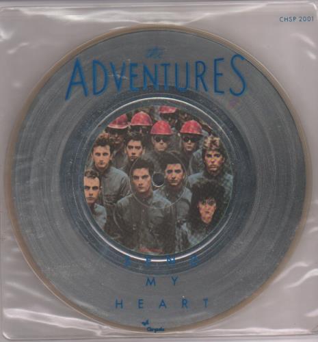 The Adventures Send My Heart + sleeve UK 7" vinyl single (7 inch record ...