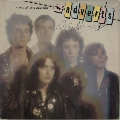 The Adverts Cast Of Thousands - Autographed UK vinyl LP album (LP ...