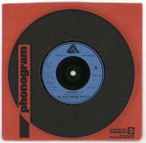 The Alan Parsons Project Pyramania UK 7" vinyl single (7 inch record ...