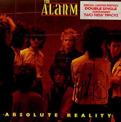 The Alarm Absolute Reality - Double Pack Autographed UK 7" vinyl single ...