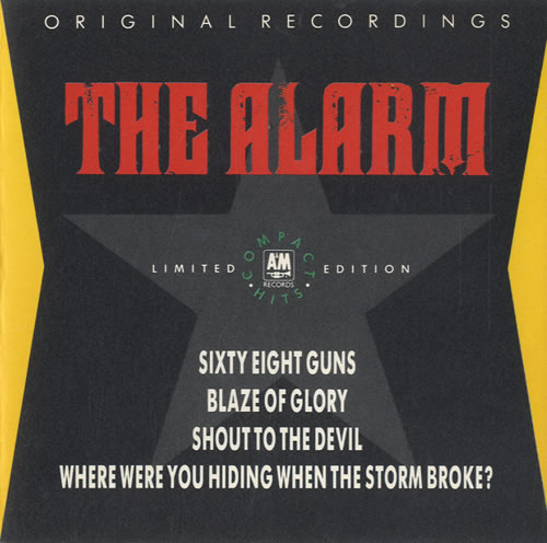 The Alarm Compact Hits UK CD single (CD5 / 5") (52351)