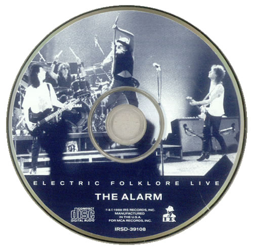 The Alarm Electric Folklore Live US CD album (CDLP) (535416)