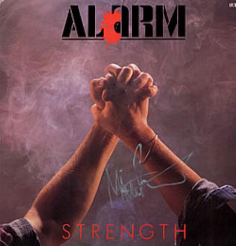 The Alarm Strength - Autographed UK 12" vinyl single (12 inch record ...