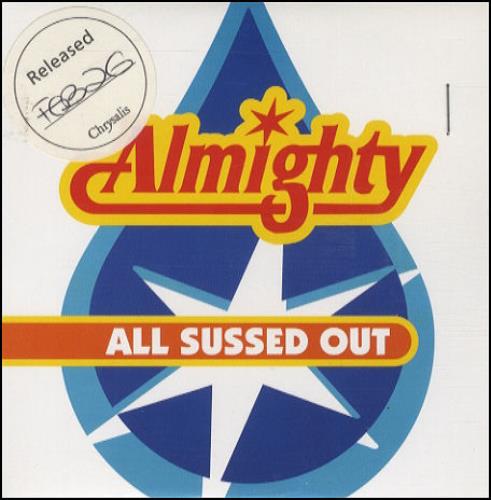 The Almighty All Sussed Out UK Promo CD single (CD5 / 5") (63727)