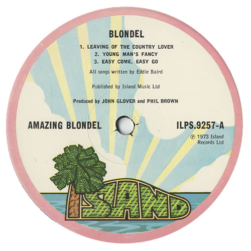 The Amazing Blondel Blondel - 1st UK vinyl LP album (LP record) (438747)