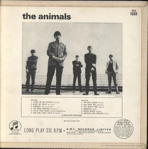 The Animals The Animals - 1st - EX UK vinyl LP album (LP record) (516260)