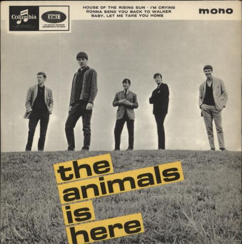 The Animals The Animals Is Here EP UK 7" vinyl single (7 inch record ...