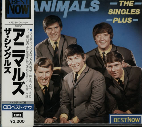 The Animals The Singles Plus Japanese CD album (CDLP) (570480)