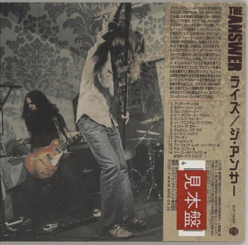 The Answer Rise Japanese Promo CD album (CDLP) (662625)