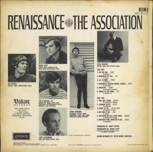 The Association Renaissance - 1st UK vinyl LP album (LP record) (781811)