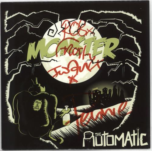 The Automatic Monster - Autographed & Numbered Sleeve UK 7" vinyl ...