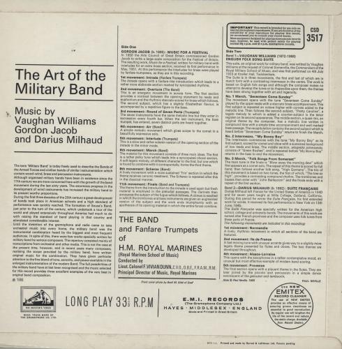 The Band Of H.M. Royal Marines The Art Of The Military Band - Factory ...