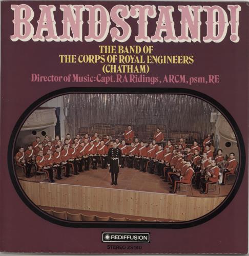 The Band Of The Corps Of Royal Engineers Bandstand! UK vinyl LP album ...