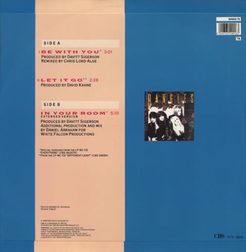 The Bangles Be With You UK 12" vinyl single (12 inch record / Maxi ...