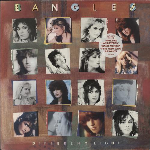The Bangles Different Light - stickered p/s UK vinyl LP album (LP ...