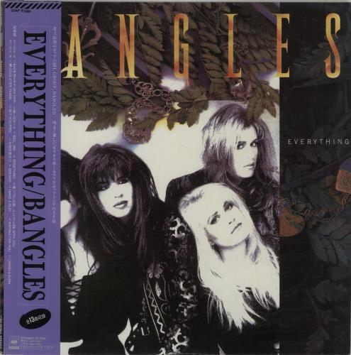 The Bangles Everything Japanese vinyl LP album (LP record) (676436)