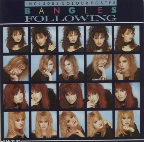 The Bangles Following - Poster Sleeve UK 7" vinyl single (7 inch record ...