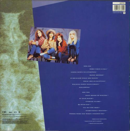 The Bangles Greatest Hits + Video Insert UK vinyl LP album (LP record ...