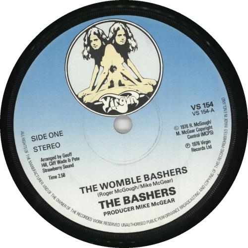 The Bashers The Womble Bashers UK 7" vinyl single (7 inch record / 45 ...