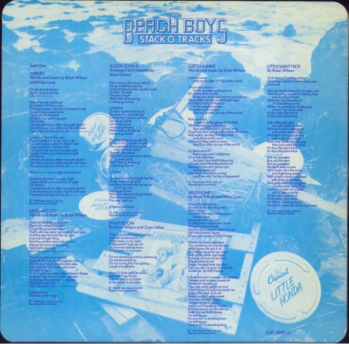 The Beach Boys Stack O' Tracks - EX UK vinyl LP album (LP record) (805757)
