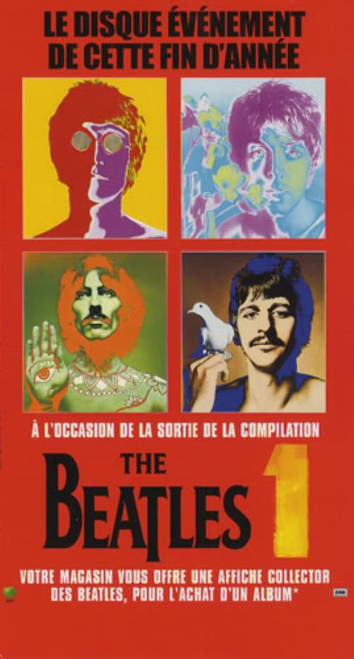 The Beatles 1 French Promo display (215336)
