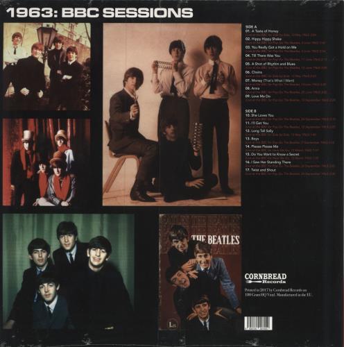 The Beatles 1963: BBC Sessions UK vinyl LP album (LP record) (787802)