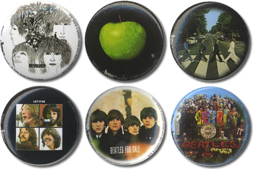 The Beatles Button Badge Set UK badge (409683)