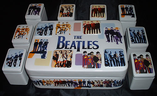 The Beatles Complete Set Of Collector's Ceramic Boxes US memorabilia ...