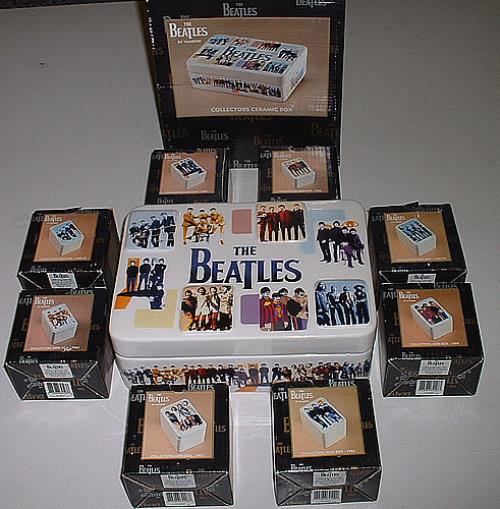 The Beatles Complete Set Of Collector's Ceramic Boxes US memorabilia ...