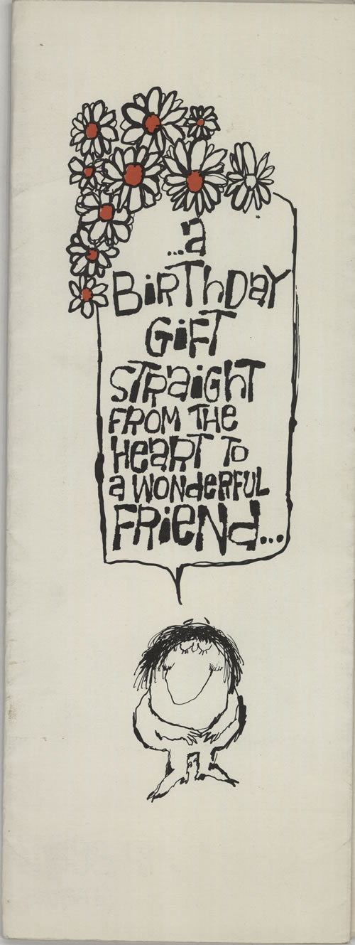 The Beatles Fold Out Birthday Card UK memorabilia (523062) HBB3000A