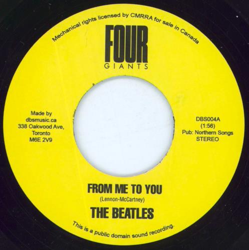 The Beatles From Me To You Canadian 7" vinyl single (7 inch record / 45 ...