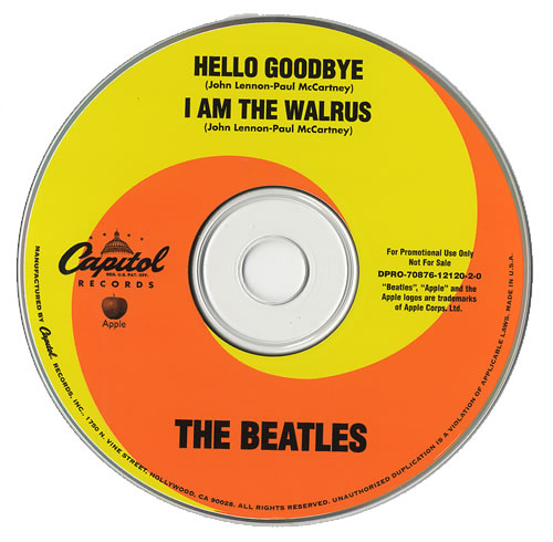 The Beatles Hello Goodbye US Promo CD single (CD5 / 5") (100226)