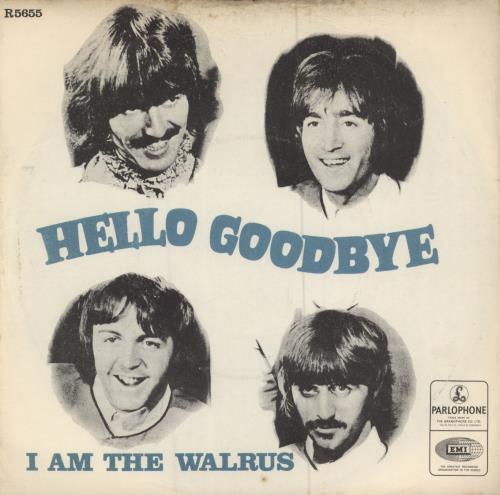 The Beatles Hello, Goodbye Danish 7" vinyl single (7 inch record / 45 ...