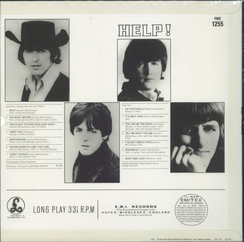The Beatles Help! - MONO - 180gm Vinyl UK vinyl LP album (LP record ...