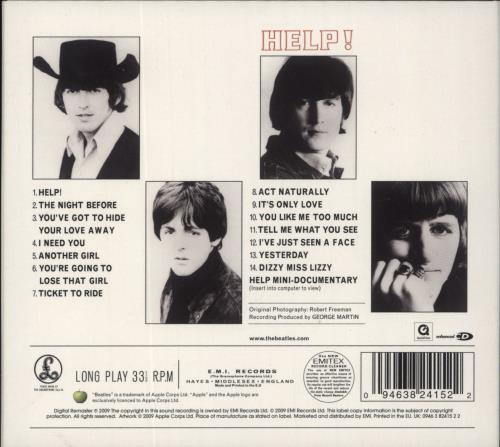 The Beatles Help! UK CD album (CDLP) (858888)