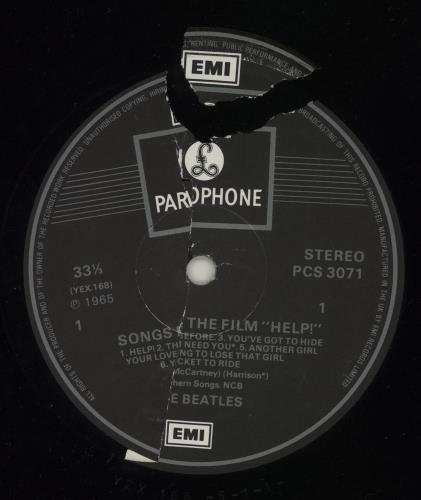 The Beatles Help - DMM - EX UK vinyl LP album (LP record) (732849)