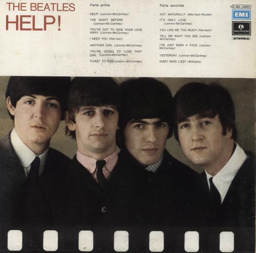 The Beatles Help Italian vinyl LP album (LP record) (862563)