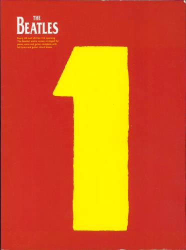 The Beatles One UK sheet music (808713) ISBN0-7119-8668-1