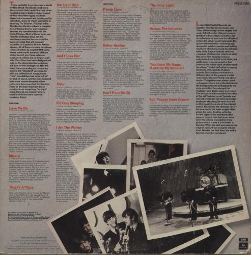 The Beatles Rarities Australian vinyl LP album (LP record) (519681)