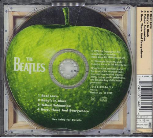 The Beatles Real Love UK CD single (CD5 / 5") (796849)