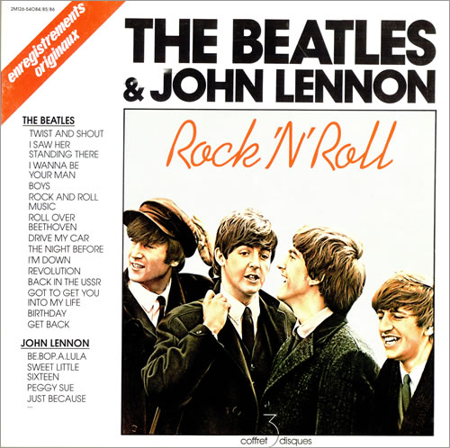 The Beatles Rock 'N' Roll French 3-LP vinyl record set (Triple LP Album) (467082)