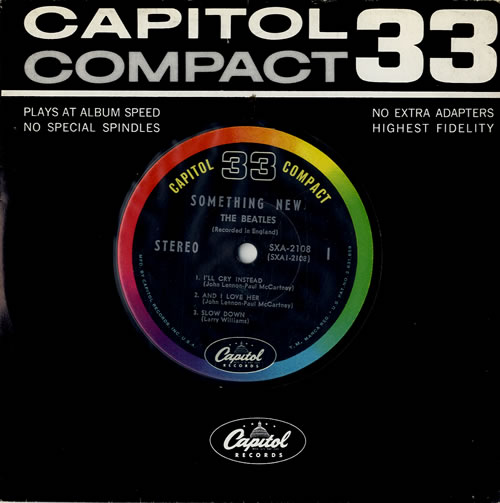 The Beatles Something New - Compact 33 US 7" vinyl single (7 inch ...